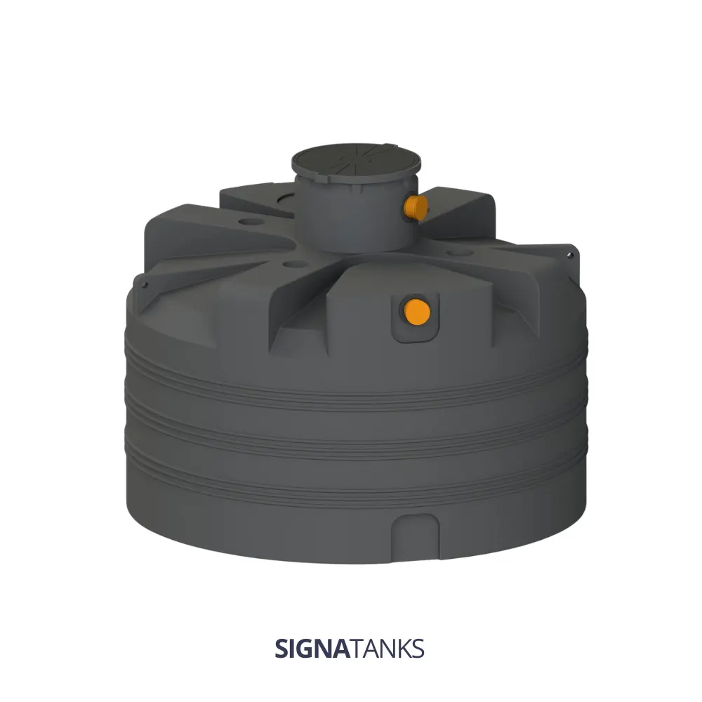 Dieseltank 2500L, Verticaal, Carbery Plastics, BAL